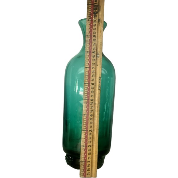 BLENKO | Dining | Blenko 445d Glass Decanter 948 Emerald Green Rosettes ...